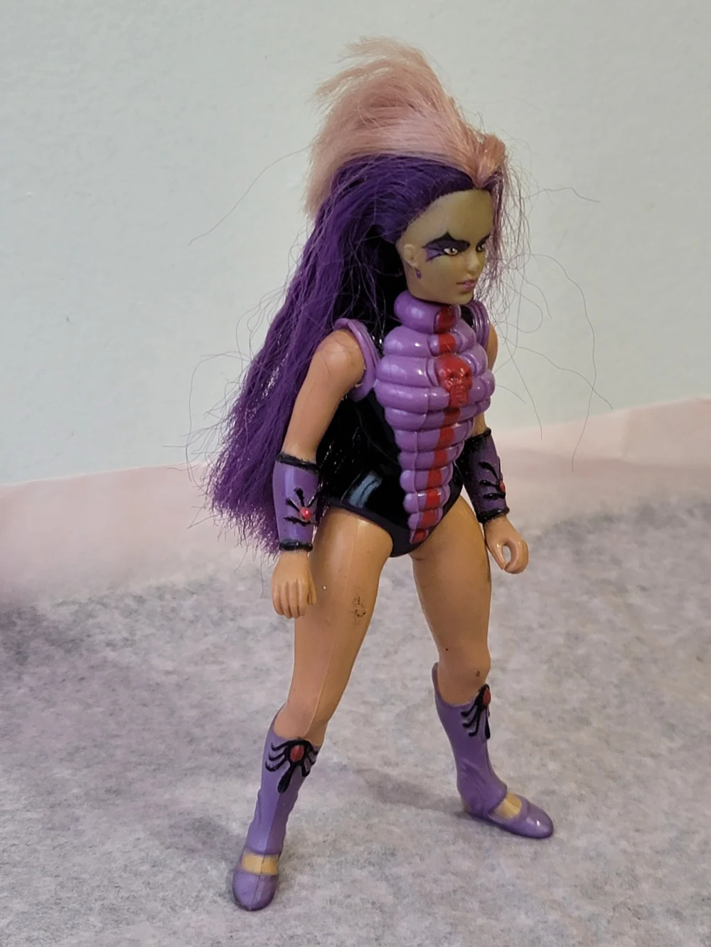 Galoob | Toys | Vintage Galoob Golden Purple Warrior Girl Action Figure ...